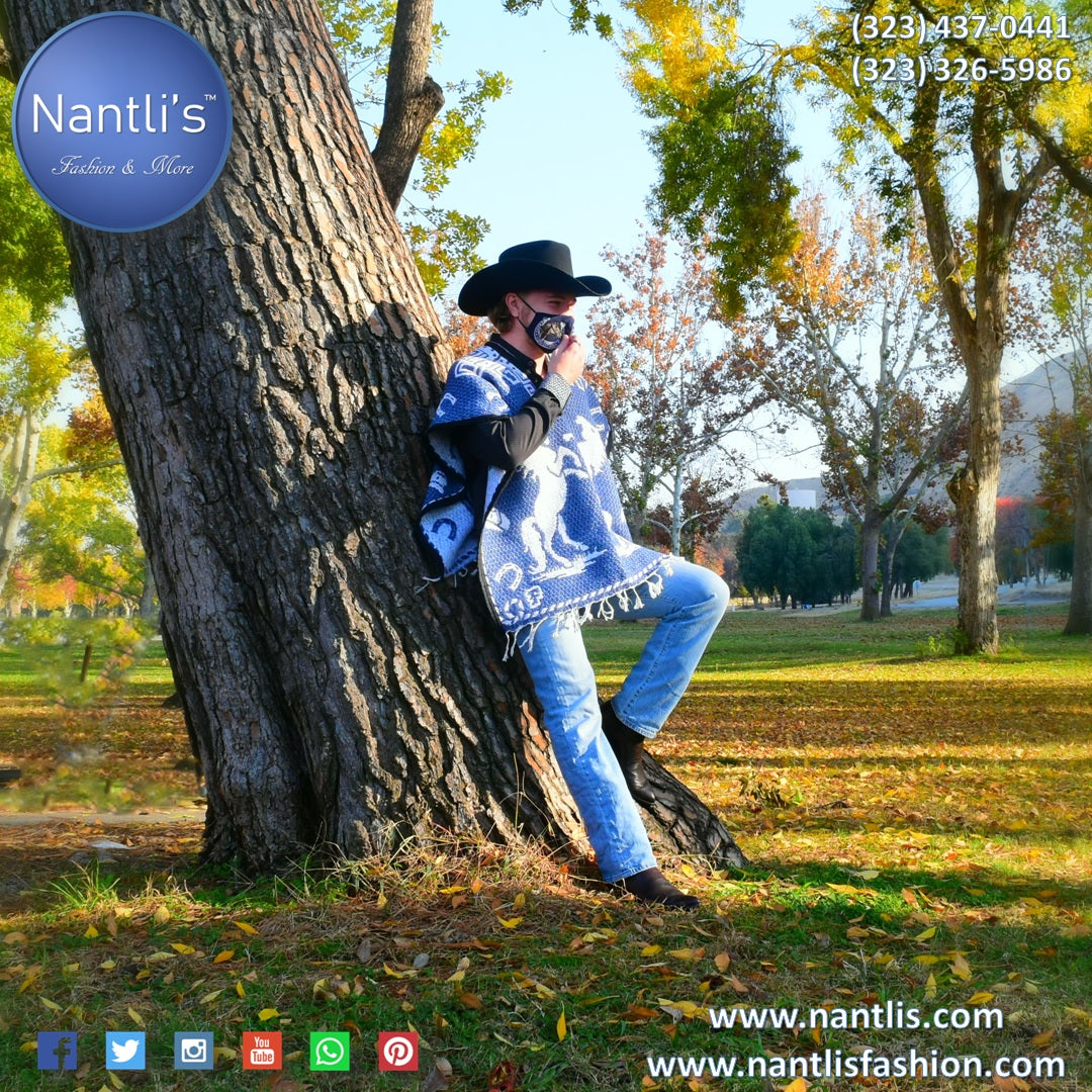 Jorongo Mexicano TM-73126 Mexican Poncho – Nantlis - Online Store ...