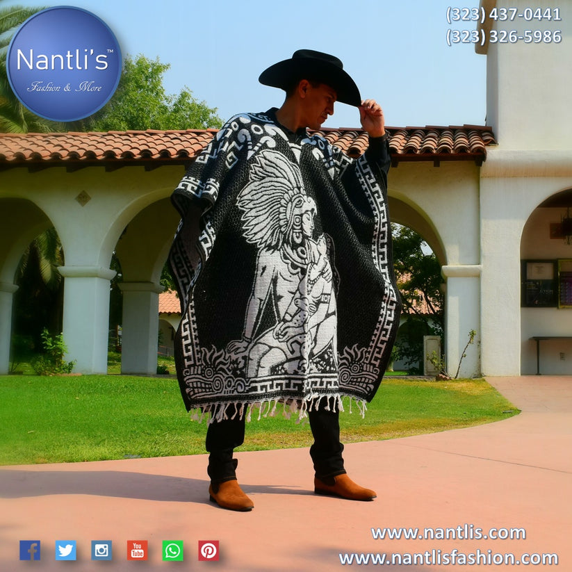 Jorongo Mexicano TM-73127 Mexican Poncho – Nantlis - Online Store ...