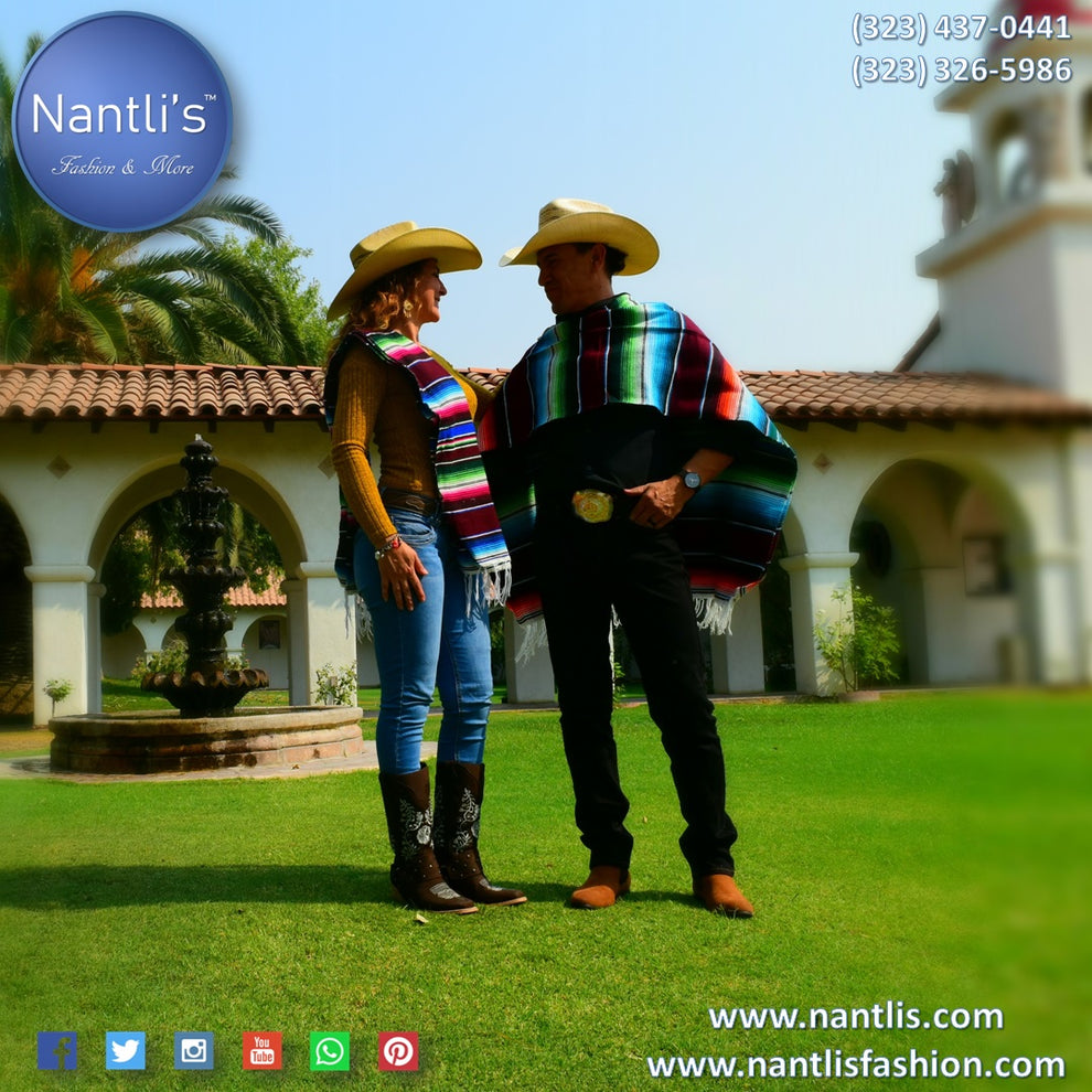 Jorongo Mexicano TM-73300K Mexican Poncho – Nantlis - Online Store ...